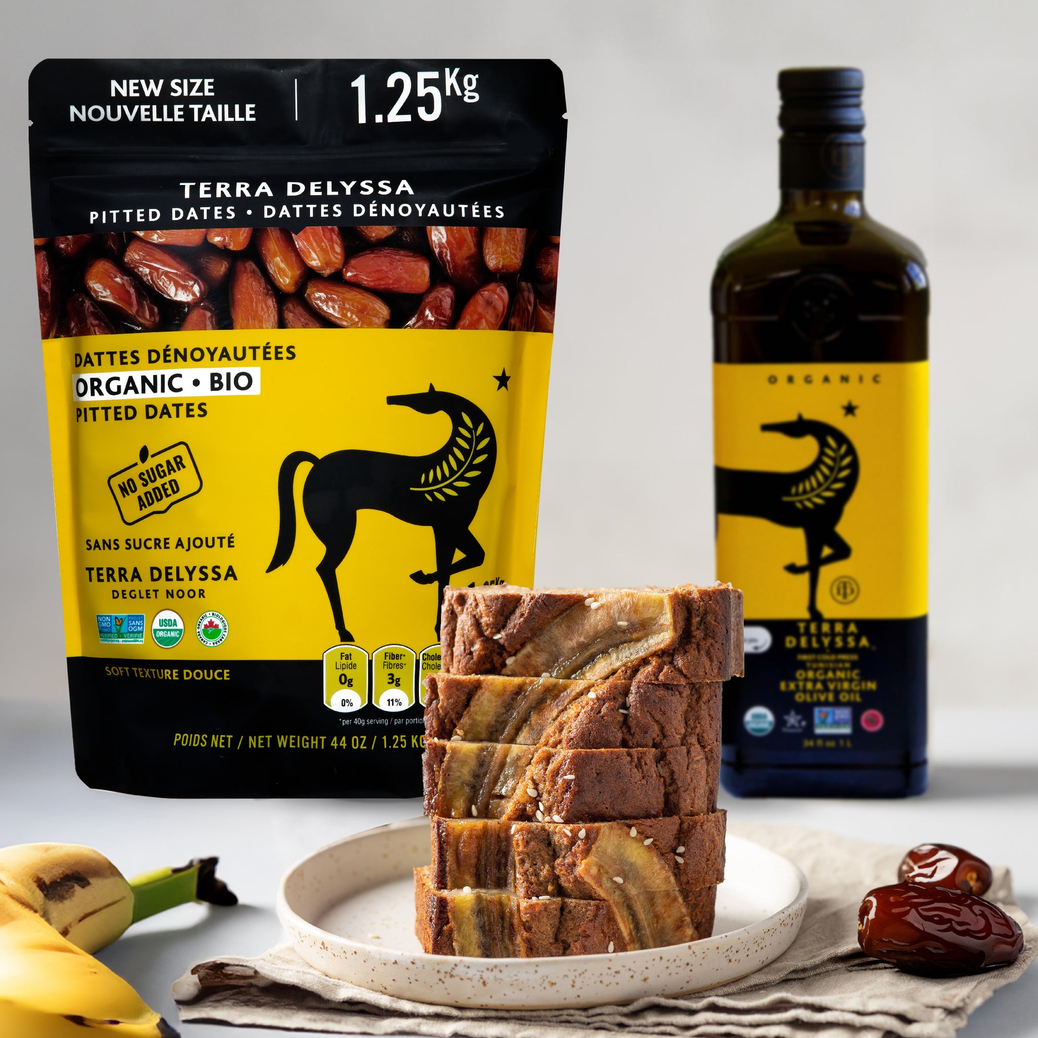 Banana Bread with Dates – Terra Delyssa Canada