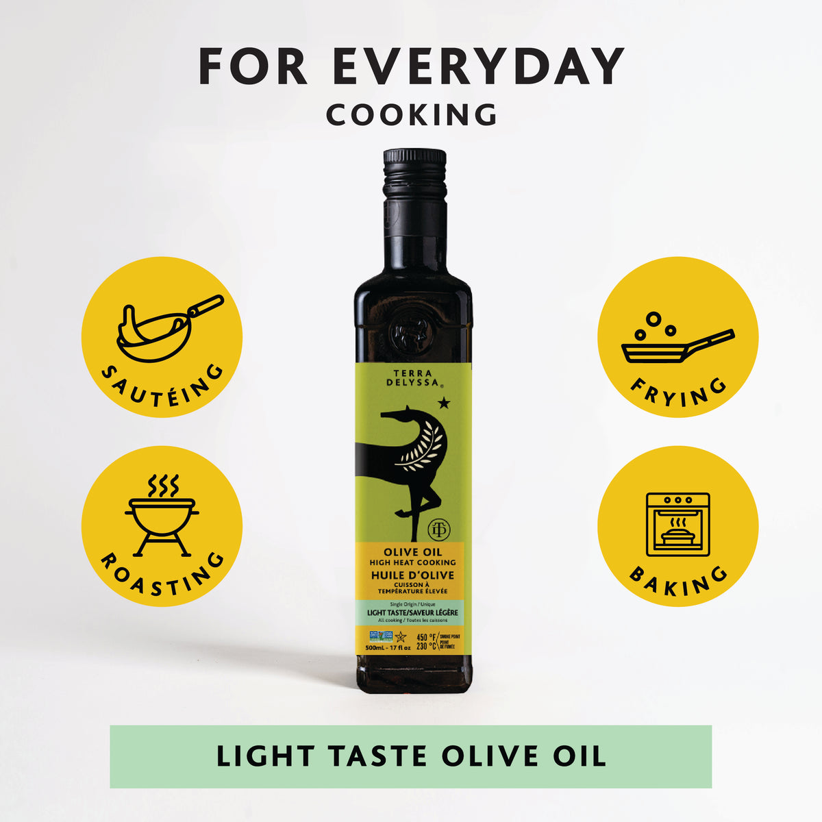 Light Taste Olive Oil – Terra Delyssa Canada